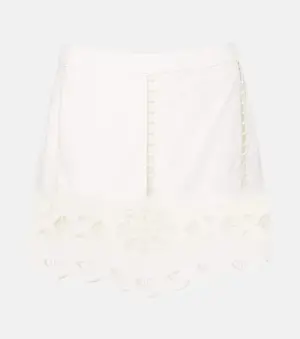 Isabel Marant Étoile Palmira Embroidered Miniskirt - White