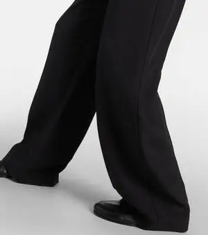 FFORME Maud Wide-leg Silk Pants - Black
