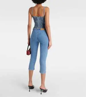 Magda Butrym Denim Bustier