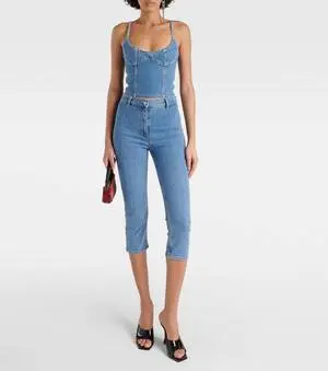 Magda Butrym Denim Bustier