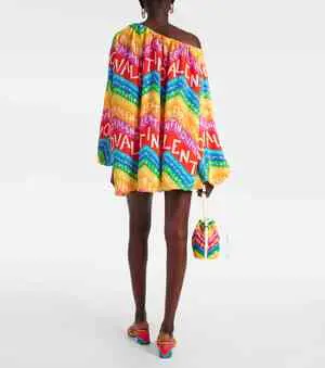 Valentino Garavani Chevron 24 Mini Dress