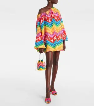 Valentino Garavani Chevron 24 Mini Dress