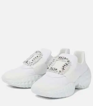 ROGER VIVIER Viv' Run Moonlight Sneakers
