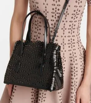 Alaïa Mina 25 Vienne Wave Leather Top-handle Bag