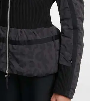 JETSET Raffaella Leopard-print Ski Jacket