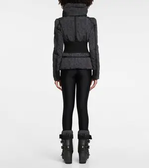 JETSET Raffaella Leopard-print Ski Jacket
