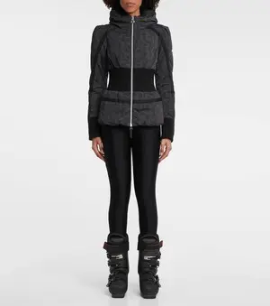 JETSET Raffaella Leopard-print Ski Jacket