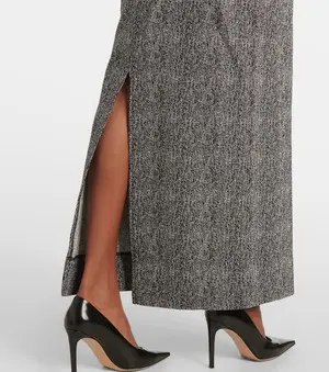 Staud Murray Herringbone Maxi Skirt