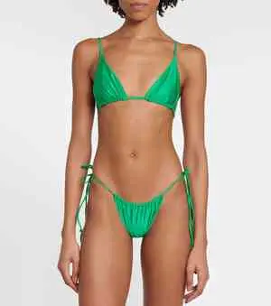 Jade Swim Lana Bikini Bottoms - Green