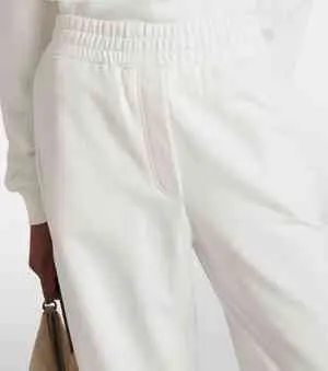 Brunello Cucinelli Cotton Jersey Sweatpants - White
