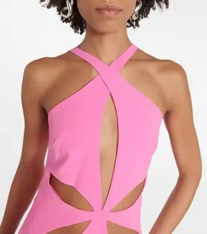 MONOT Cutout Halterneck Gown - Pink