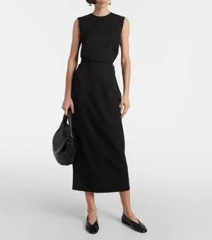 Le Monde Beryl Leather Ballet Flats - Black
