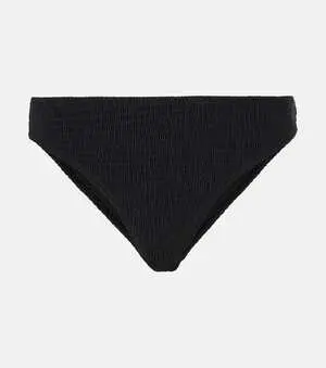TOTEME Smocked Bikini Bottom - Black