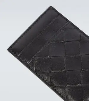 Bottega Veneta Leather Card Holder