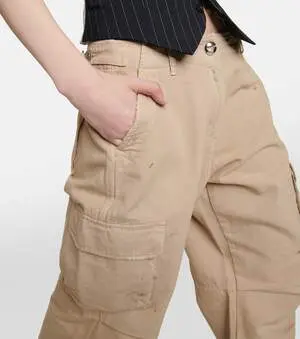 Coperni Adjustable Wide-leg Cargo Pants - Beige