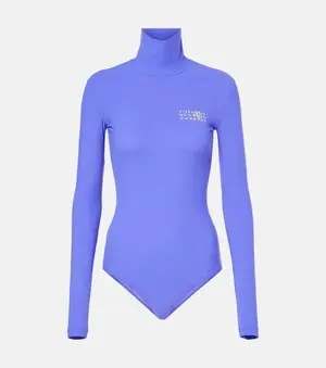 MAISON MARGIELA Logo Jersey Bodysuit