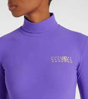 MAISON MARGIELA Logo Jersey Bodysuit
