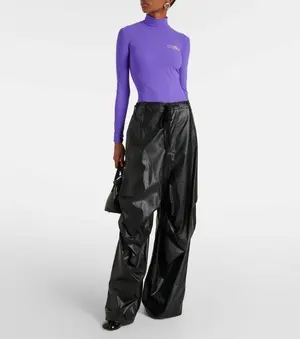 MAISON MARGIELA Logo Jersey Bodysuit