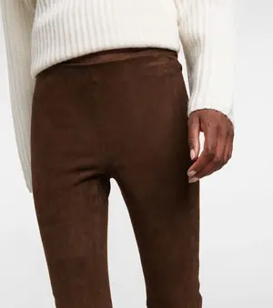 Vince Suede Leather Pants