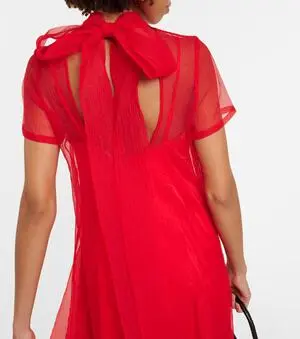 Staud Calluna Ruffled Organza Gown