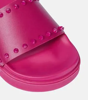 CHRISTIAN LOUBOUTIN Pool Studded Slides