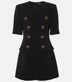 Balmain Crepe Minidress