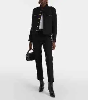 JIMMY CHOO Cycas 80 Leather Ankle Boots