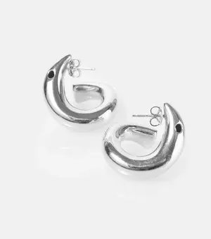 Bottega Veneta Sterling Hoop Earrings