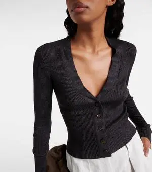 Brunello Cucinelli Cashmere And Silk-blend Cardigan