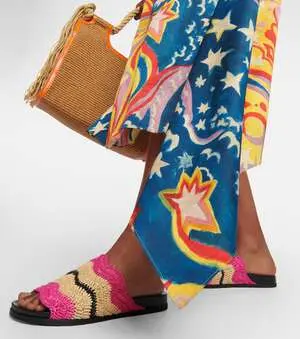 Marni Crochet Sandals - Pink