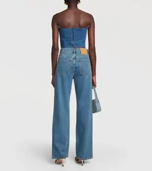 Giuseppe Di Morabito Denim Bustier Top