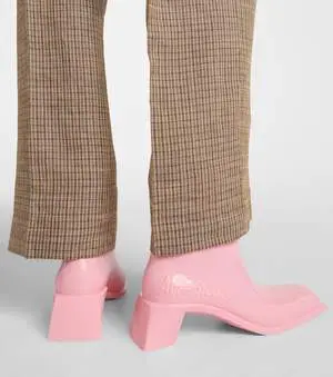 Acne Studios Soap Logo Ankle Boots - Pink