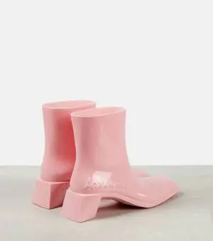 Acne Studios Soap Logo Ankle Boots - Pink