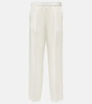 JIL SANDER Straight Leg Satin Pants
