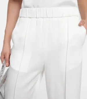 JIL SANDER Straight Leg Satin Pants