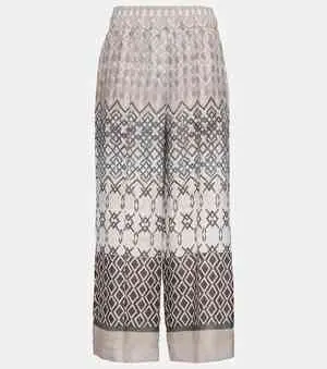 Brunello Cucinelli Printed Pants For Women