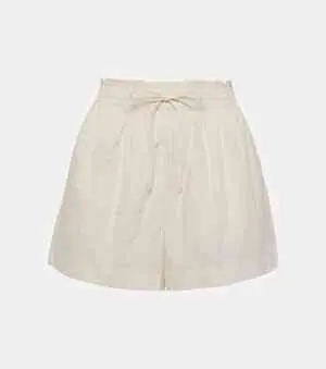 Ulla Johnson Marn Cotton Poplin Shorts