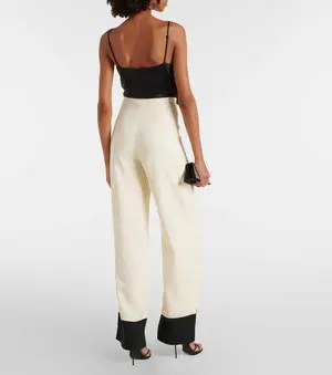 TALLER MARMO Marlene Corniche Palazzo Pants - White