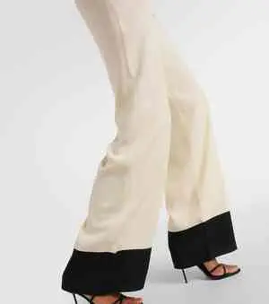 TALLER MARMO Marlene Corniche Palazzo Pants - White