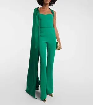 Safiyaa Marmont Caped Jumpsuit