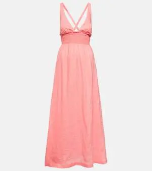 Heidi Klein Rosa Polyantha Maxi Dress - Pink