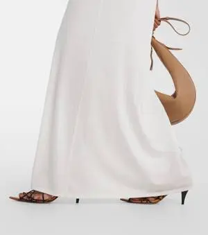 Khaite Vernetta Cotton-blend Jersey Maxi Dress