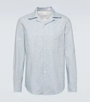 Brunello Cucinelli Printed Cotton Shirt