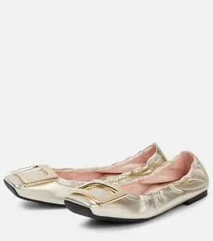 ROGER VIVIER Ballet Flats With Buckle Detailing