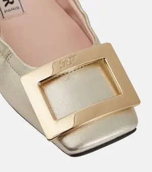 ROGER VIVIER Ballet Flats With Buckle Detailing