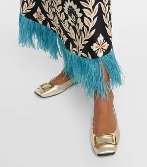 ROGER VIVIER Ballet Flats With Buckle Detailing