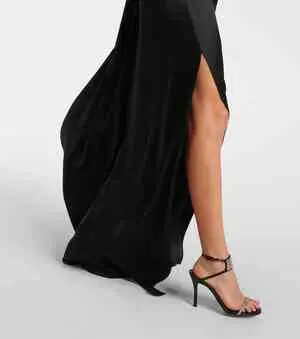 Stella McCartney Embroidered Halterneck Gown