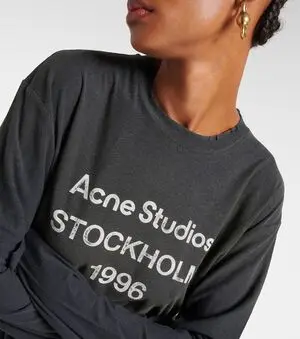 Acne Studios Logo Cotton-blend T-shirt