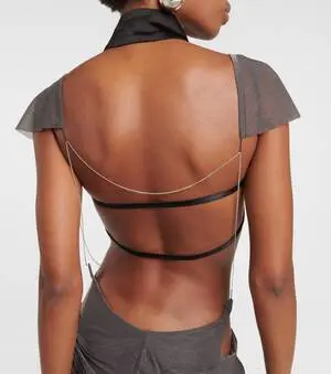 DIDU Draped Maxi Dress