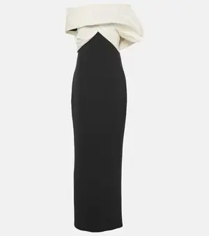 Safiyaa Pleated Evening Dresses